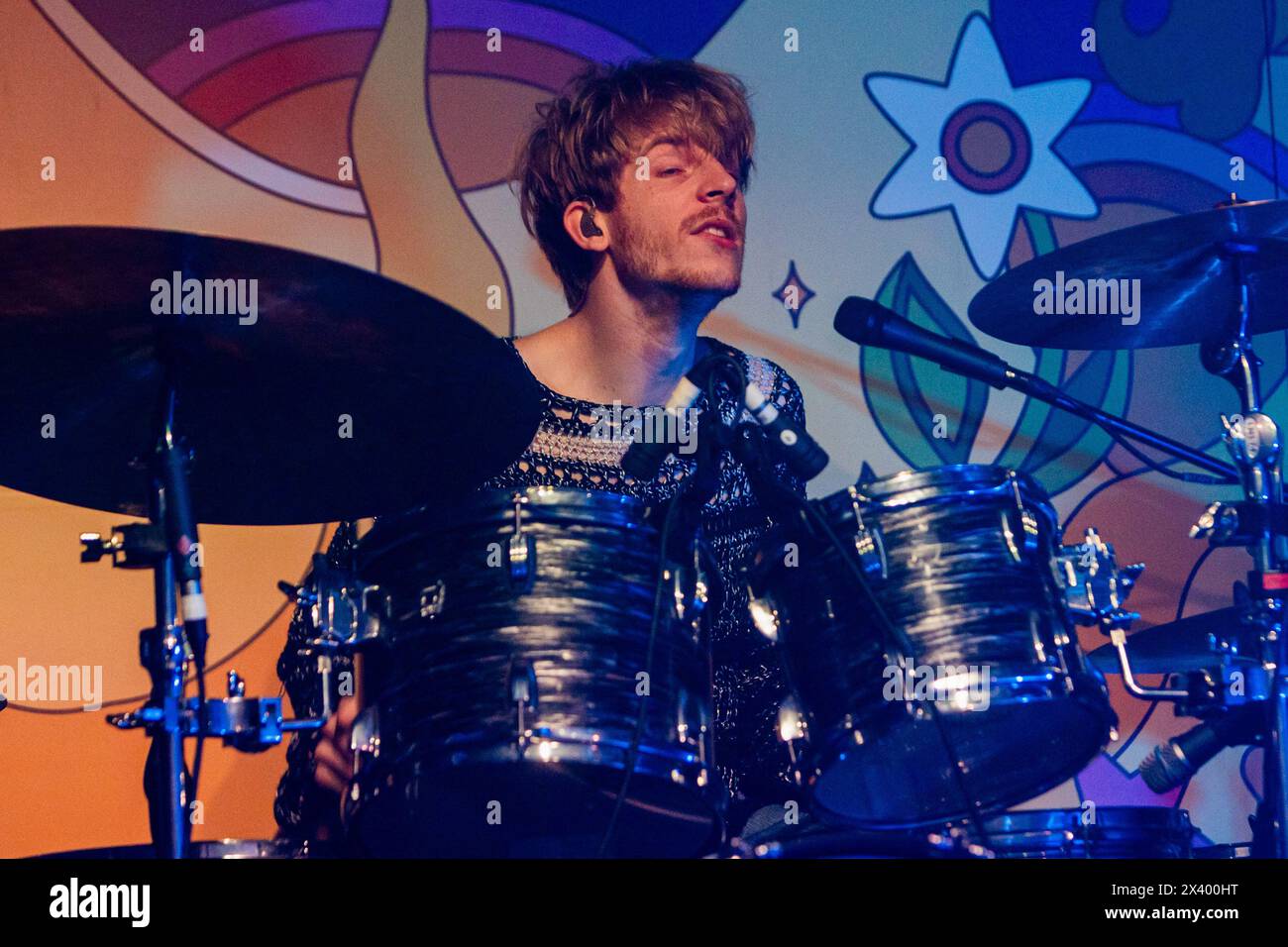 Milano, Italy. 27th Mar, 2024. Jure Maček of Slovenian indie rock band ...