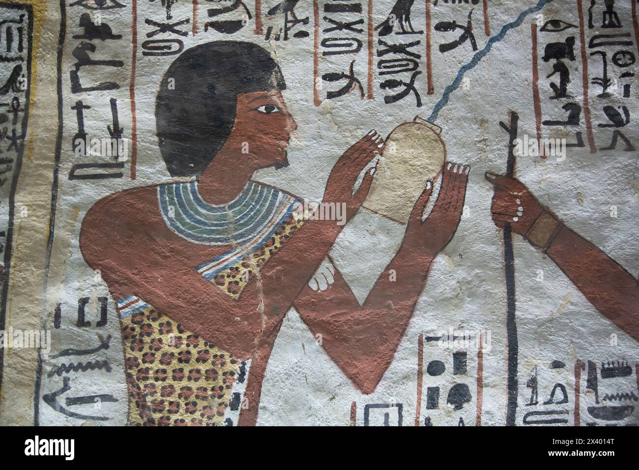 Image of Priest, Tomb of Sennefer, TT96, Tombs of the Nobles, Ancient ...