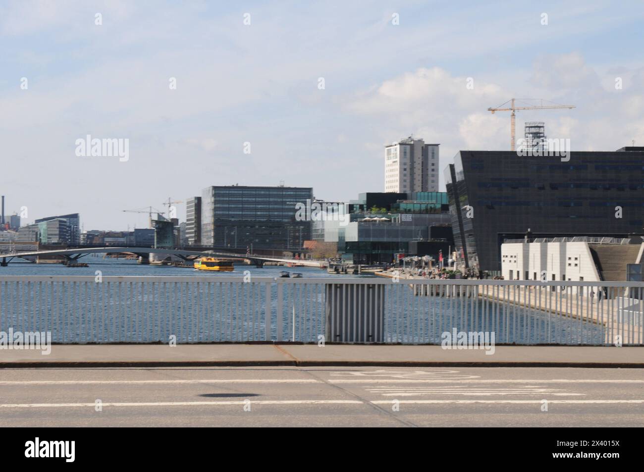 Copenhagen, Denmark /29 April 2024/. View of the black diamant library ...