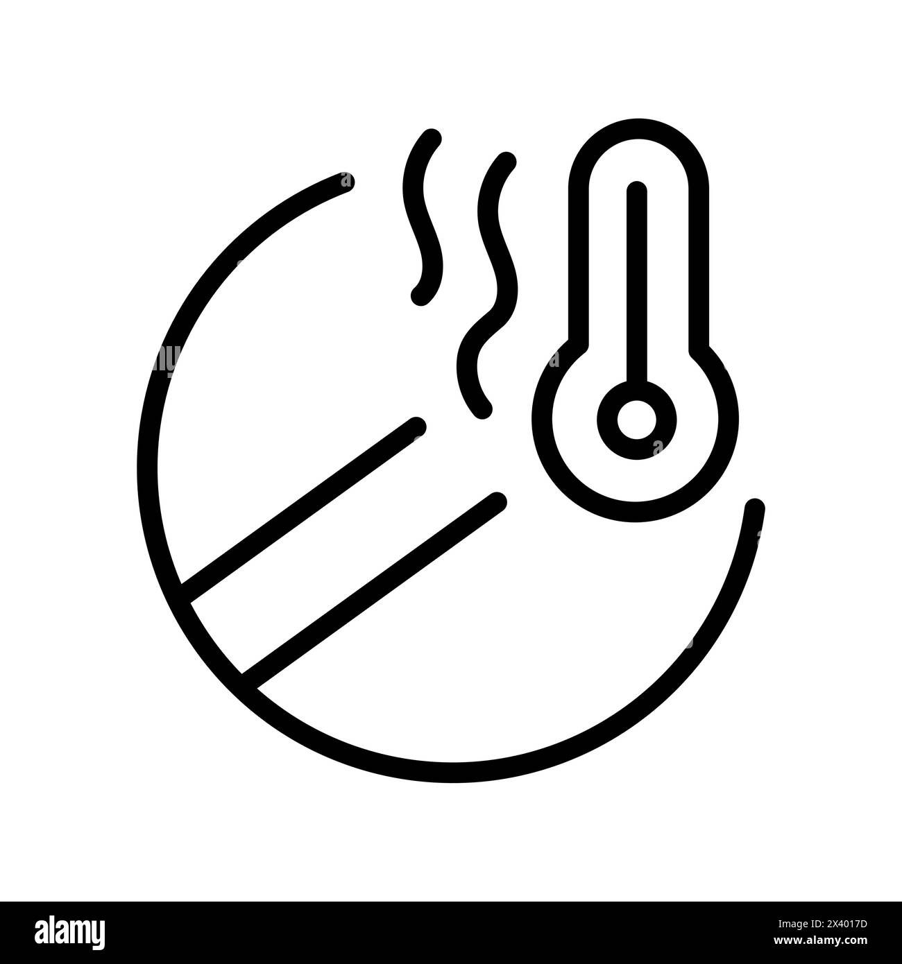 Antipyretic line black icon. Medicines to reduce heartburn. Sign for ...