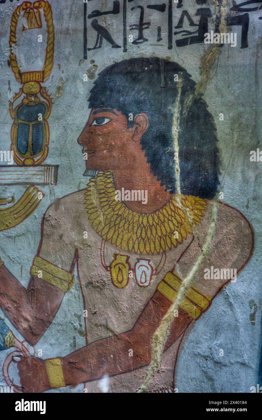 Image of Sennefer, Tomb of Sennefer, TT96, Tombs of the Nobles, Ancient ...