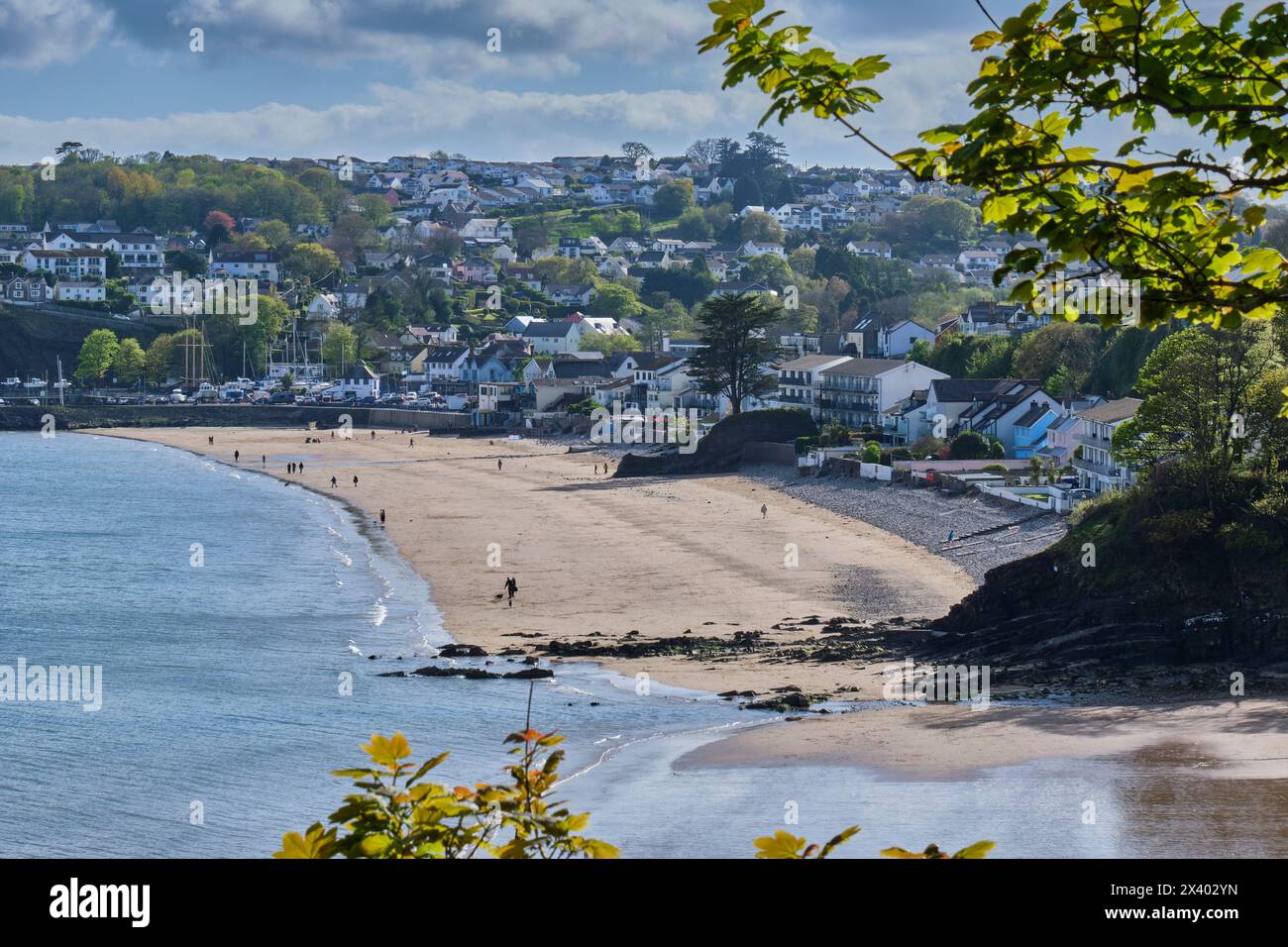 Saundersfoot Beach, Saundersfoot, Pembrokeshire, Wales Stock Photo - Alamy