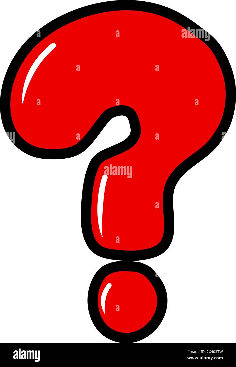 Question mark sign illustration Stock Vector Images - Alamy