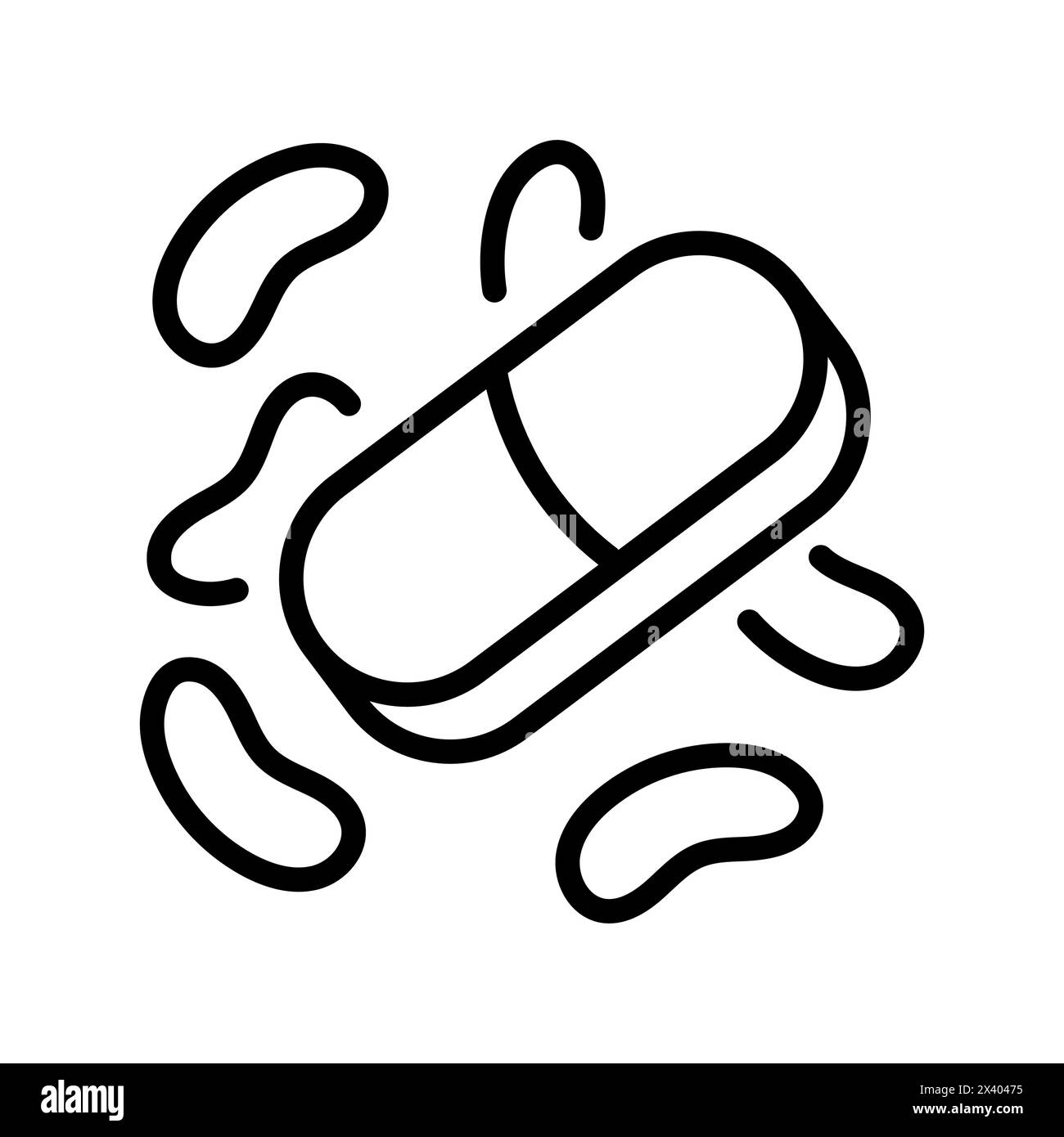 Antibiotic resistance icon cartoon hi-res stock photography and images ...