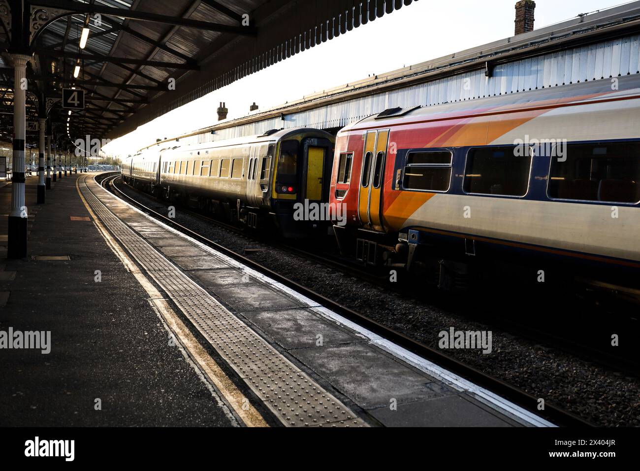 Salisbury, England- March 30, 2024: The Railway Station of Salisbury in ...