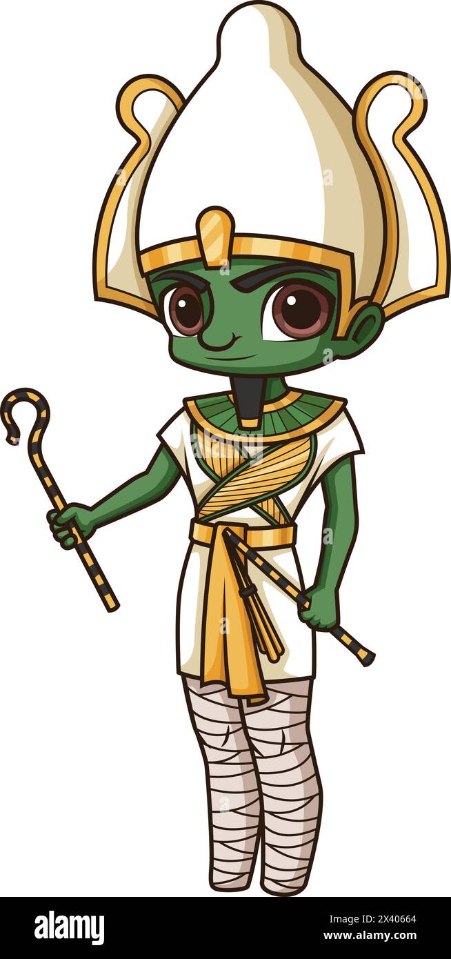 Egyptian art osiris Stock Vector Images - Alamy