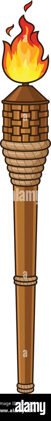 Cartoon torch clipart hi-res stock photography and images - Alamy