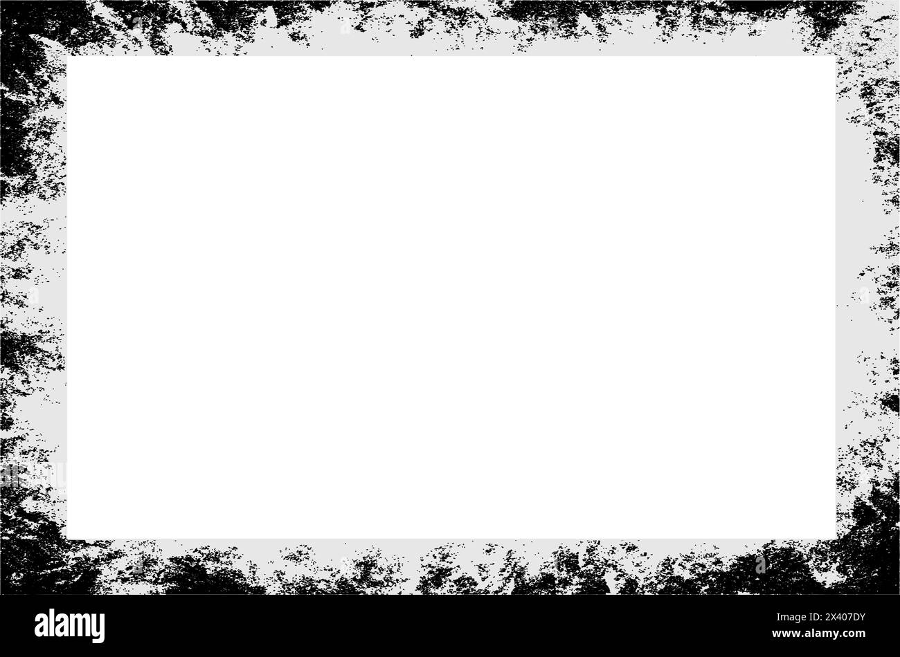 dirty wall texture frame background on transparent background Stock ...