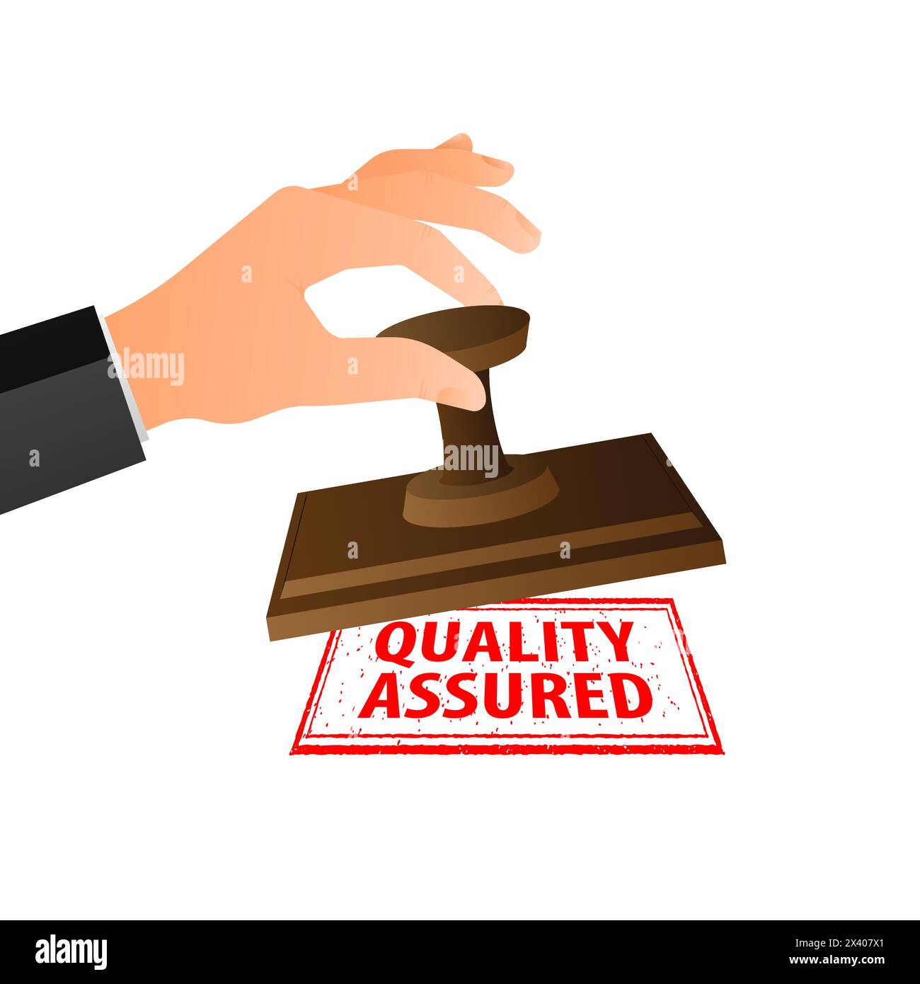 Quality assured rubber stamp hi-res stock photography and images - Alamy