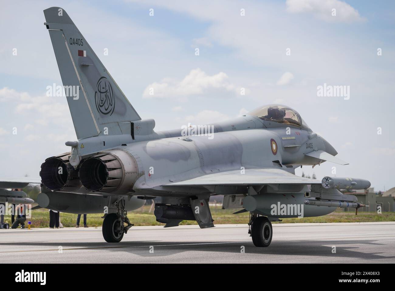 KONYA, TURKIYE - MAY 09, 2023: Qatar Air Force Eurofighter Typhoon ...