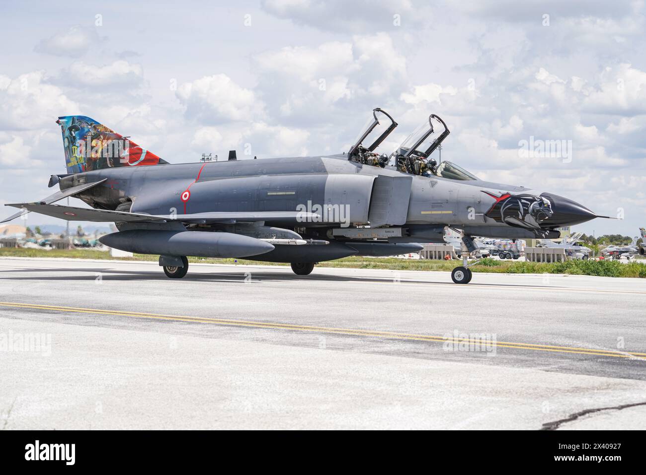 KONYA, TURKIYE - MAY 09, 2023: Turkish Air Force McDonnell Douglas F-4E ...