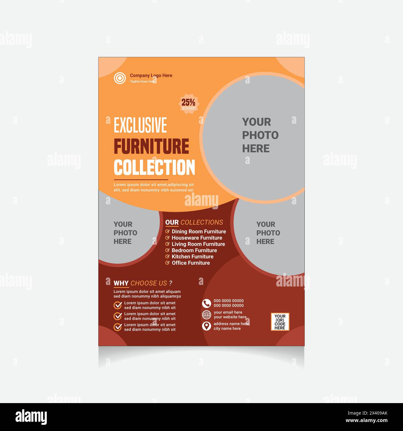 Living room design banner Stock Vector Images - Alamy