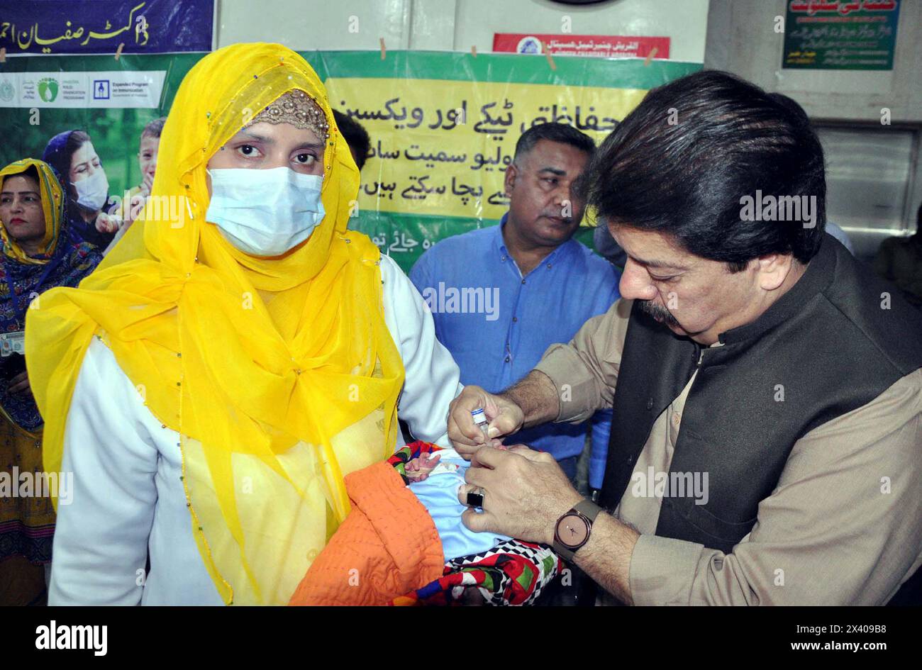 District Health Officer (DHO), Dr. Lala Jaffar Pathan administrates ...