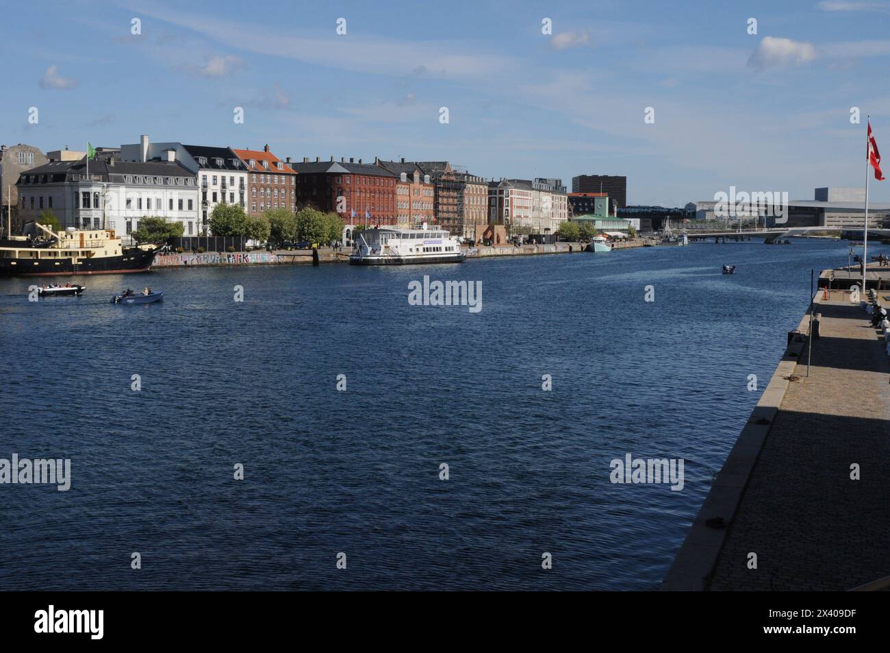 Copenhagen, Denmark /29 April 2024/View of Copenhagen habour amager ...