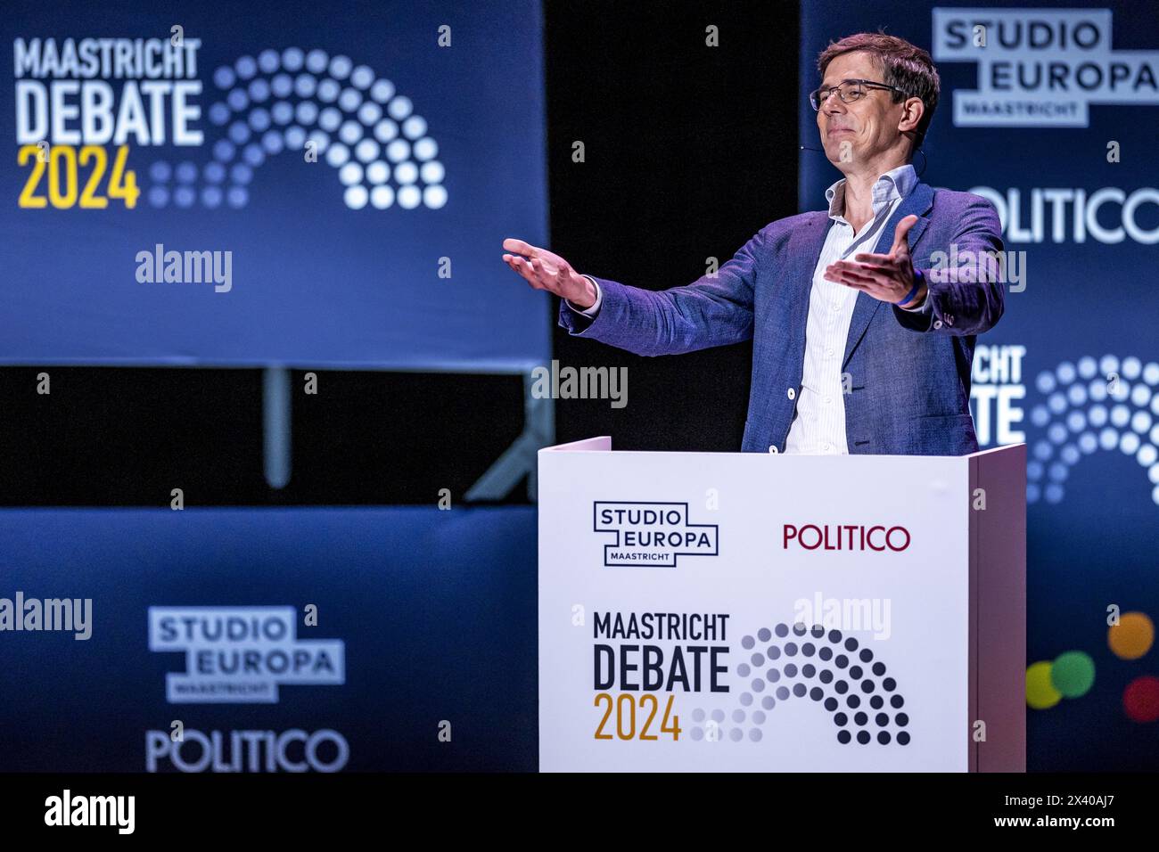 Maastricht, Netherlands. 29th Apr, 2024. MAASTRICHT - Bas Eickhout ...