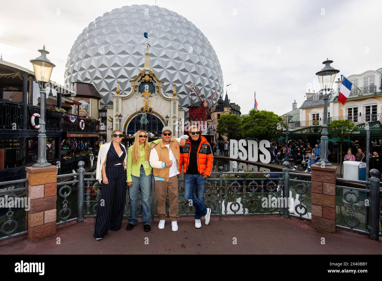 Rust, Germany. 29th Apr, 2024. The DSDS judges Beatrice Egli (l-r ...
