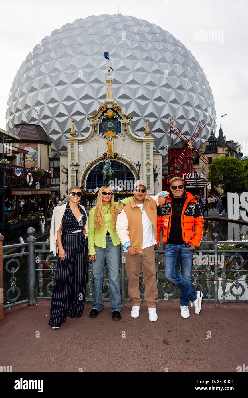 Rust, Germany. 29th Apr, 2024. The DSDS judges Beatrice Egli (l-r ...