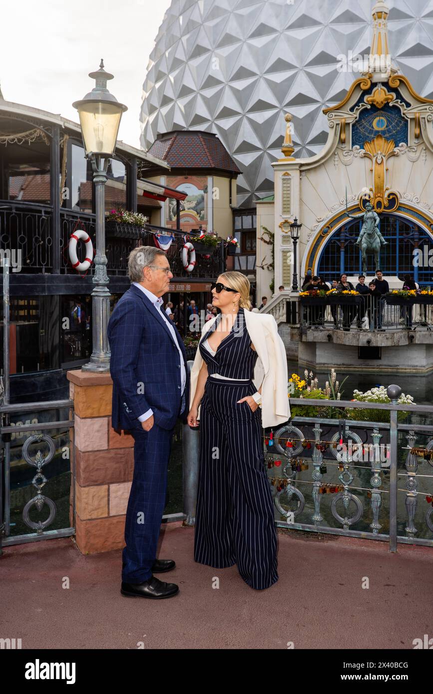 Rust, Germany. 29th Apr, 2024. Roland Mack (l), Managing Partner of ...