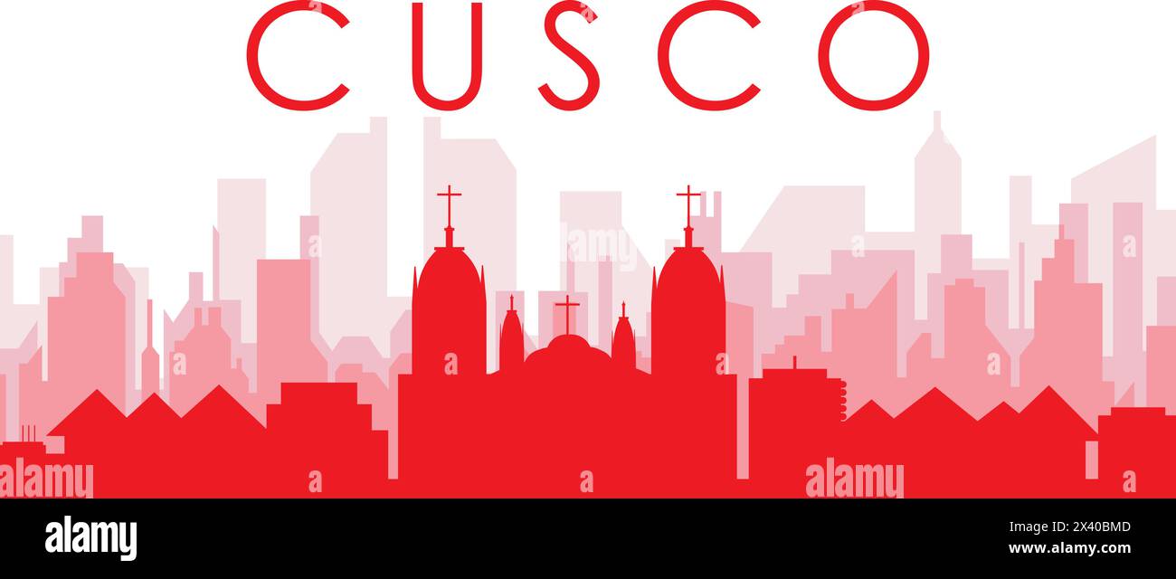 Peru in red on Stock Vector Images - Alamy