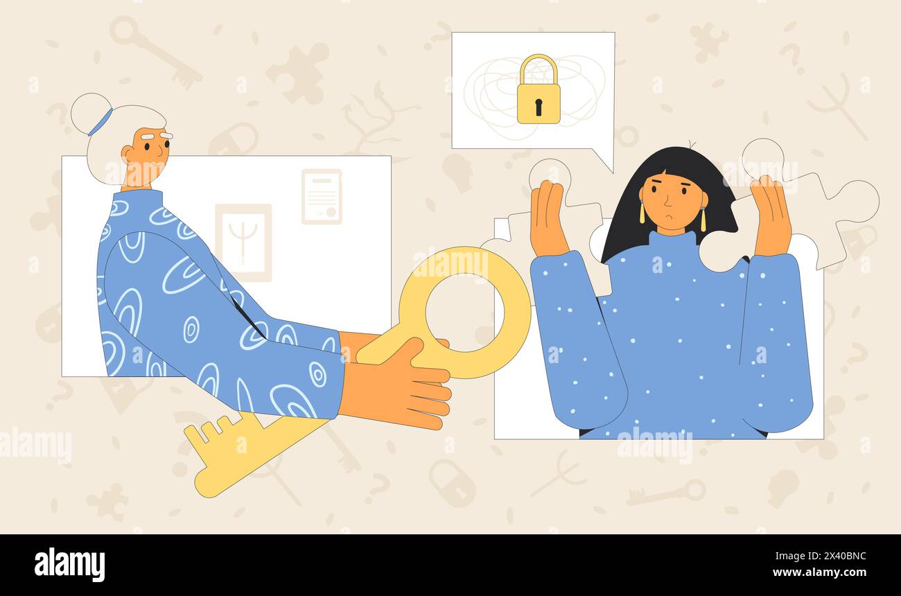 Teletherapy vector vectors hi-res stock photography and images - Alamy