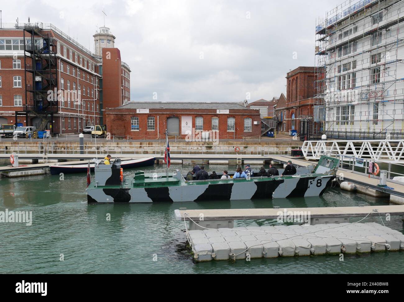 Portsmouth Historic Dockyard, Hampshire, England Stock Photo - Alamy