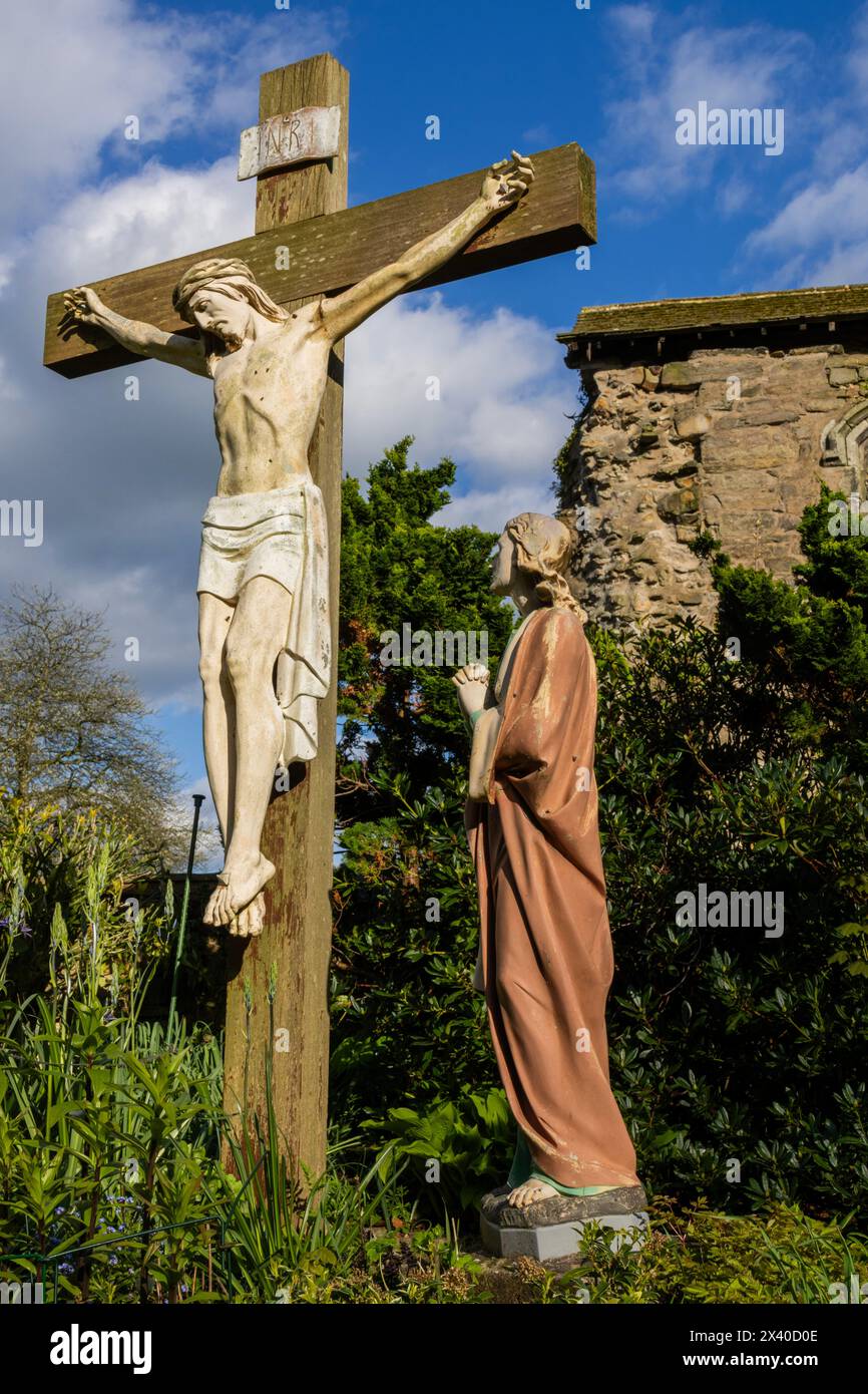 Mary Magdalene mourning at The Crucifixion of Jesus Christ in The ...