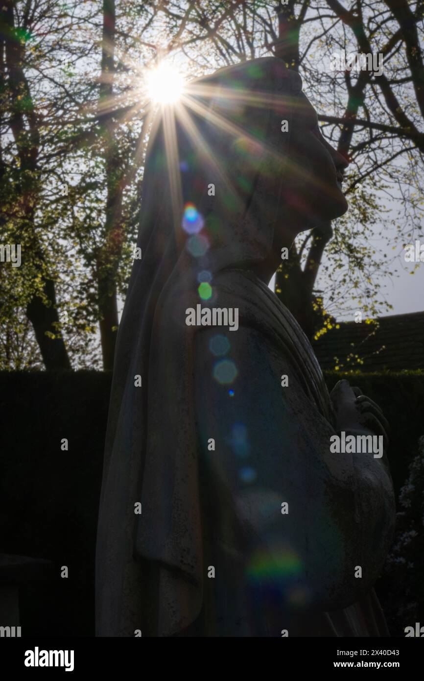 Sun glare at The Crucifixion of Jesus Christ in The English Martyrs ...