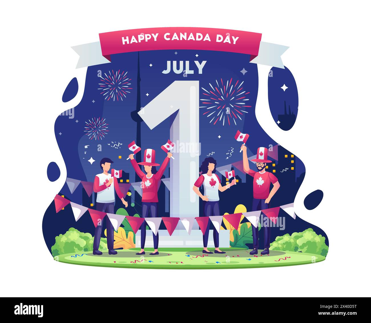 One july Stock Vector Images - Alamy