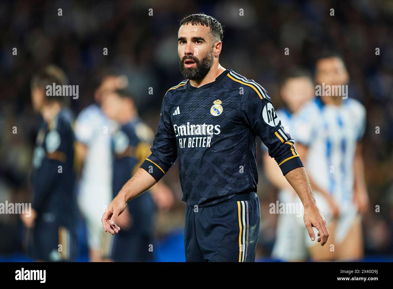 Daniel Carvajal of Real Madrid CF looks on during the LaLiga EA Sports ...
