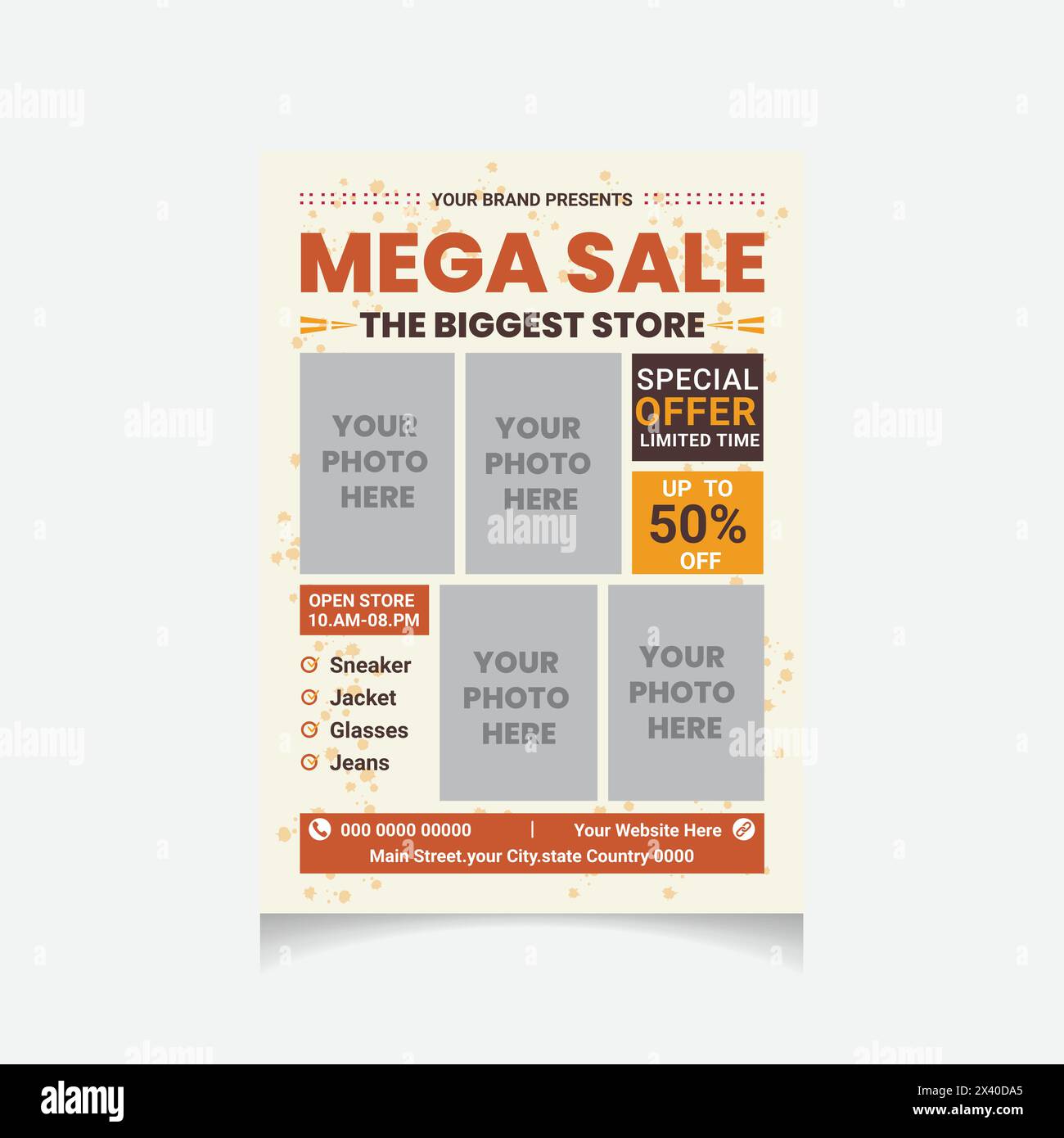 Fashion marketing poster Stock Vector Images - Alamy