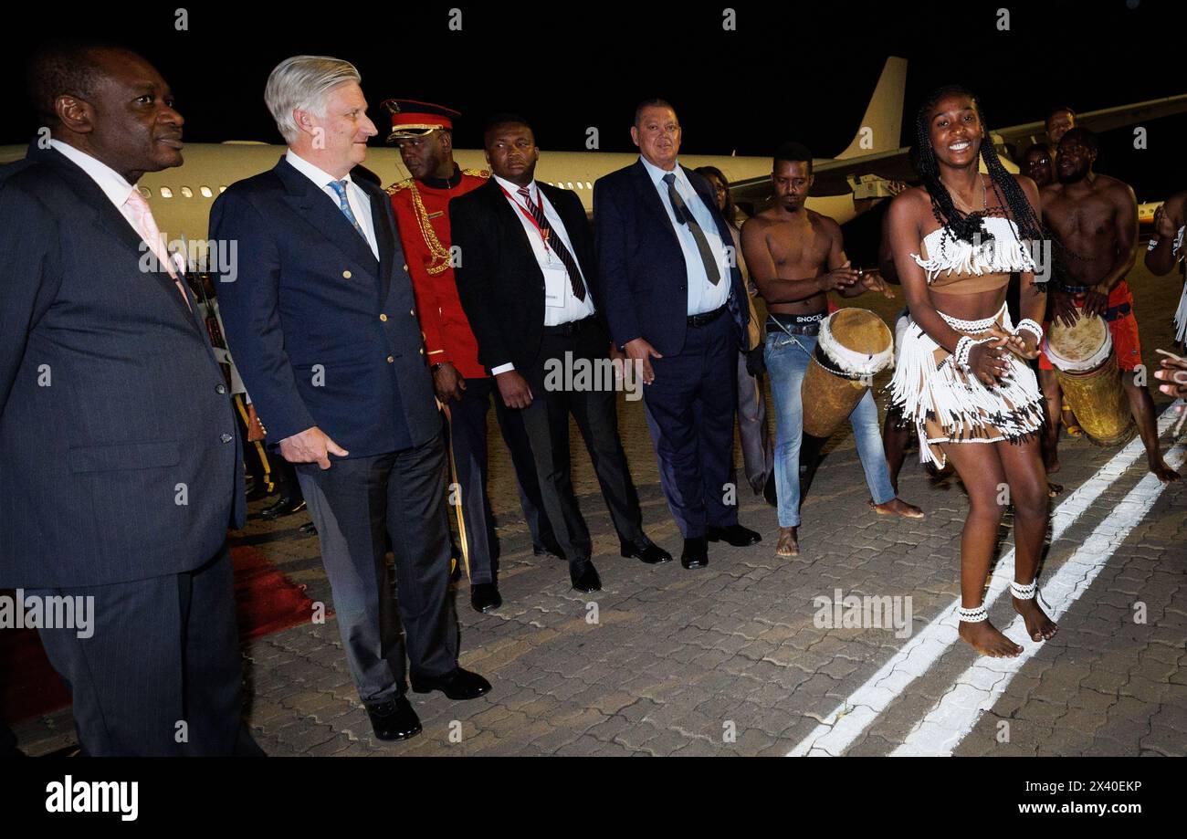 Windhoek, Namibia. 29th Apr, 2024. King Philippe - Filip of Belgium ...