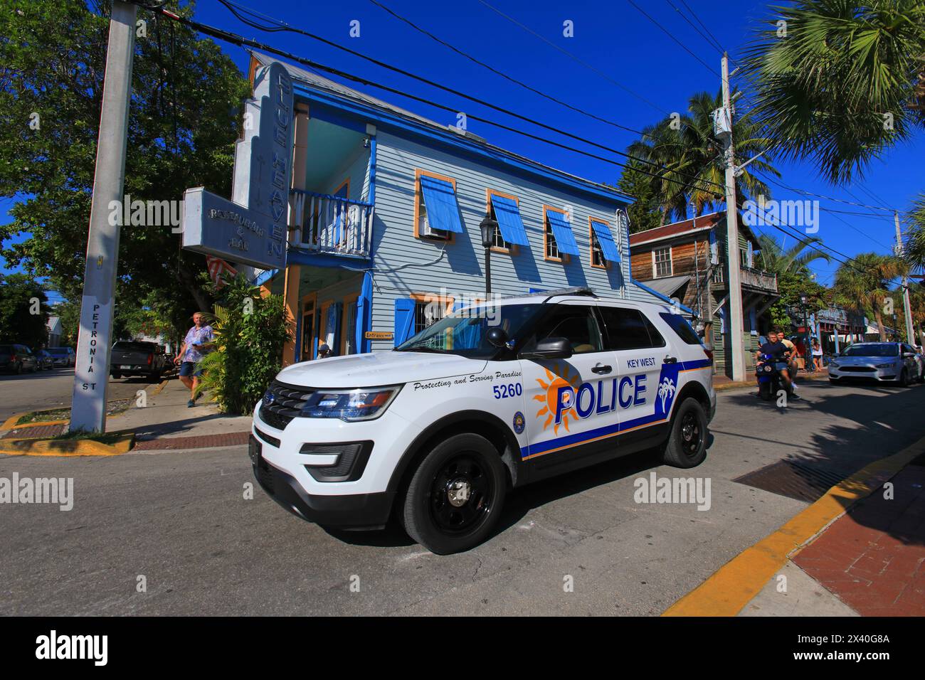 Key west police vehicle hi-res stock photography and images - Alamy