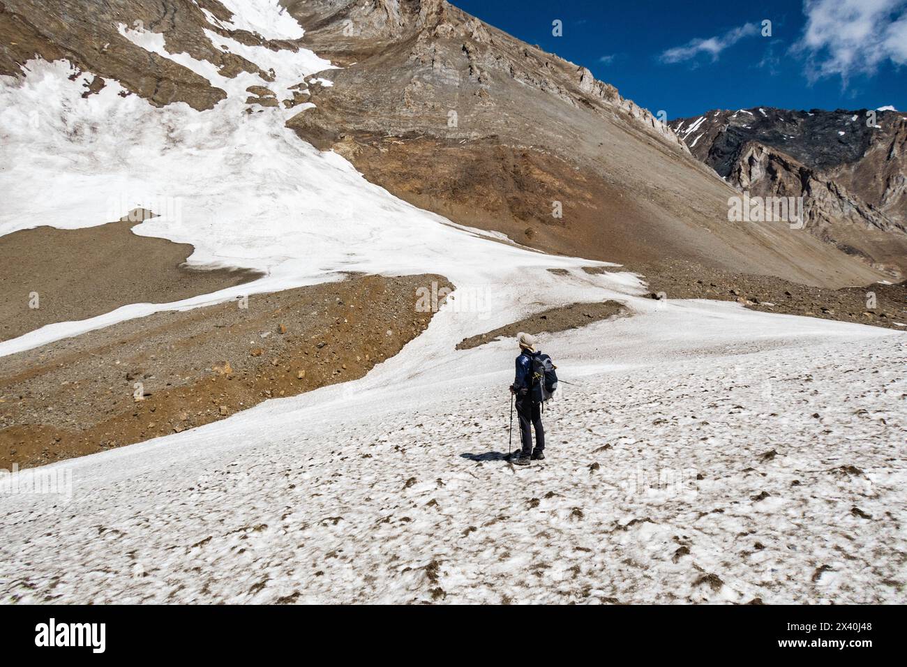 Trekking across the Lomvilad Pass from Zanskar to the Warwan Valley ...