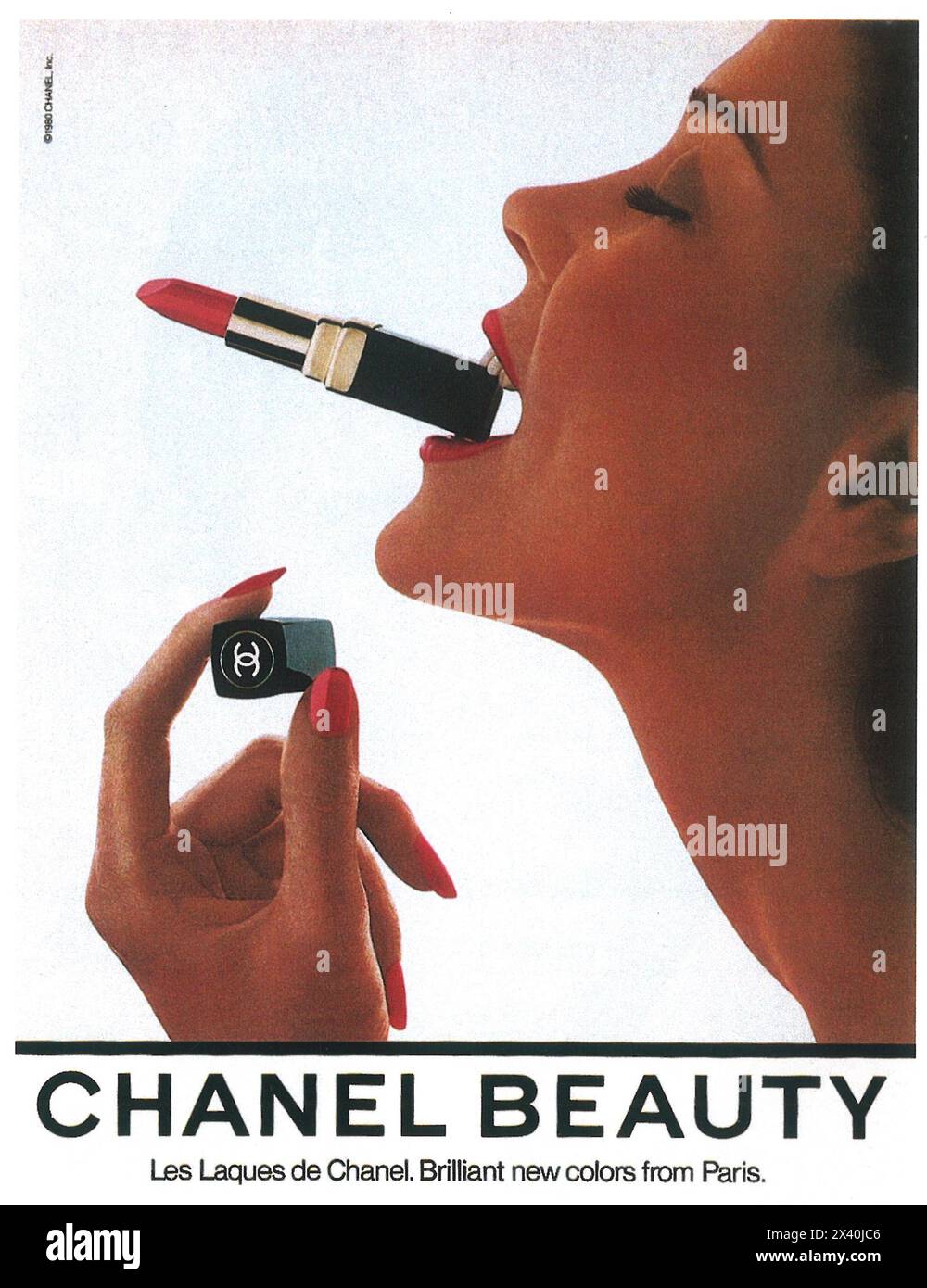 Chanel ad 1980s hi-res stock photography and images - Alamy