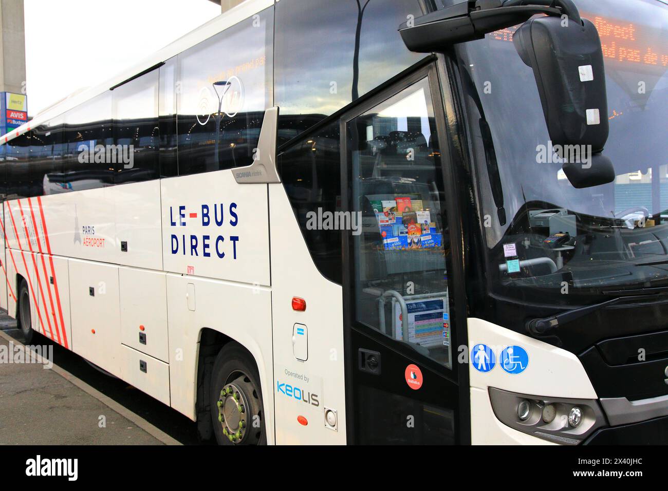 Adp, Bus direct Stock Photo - Alamy