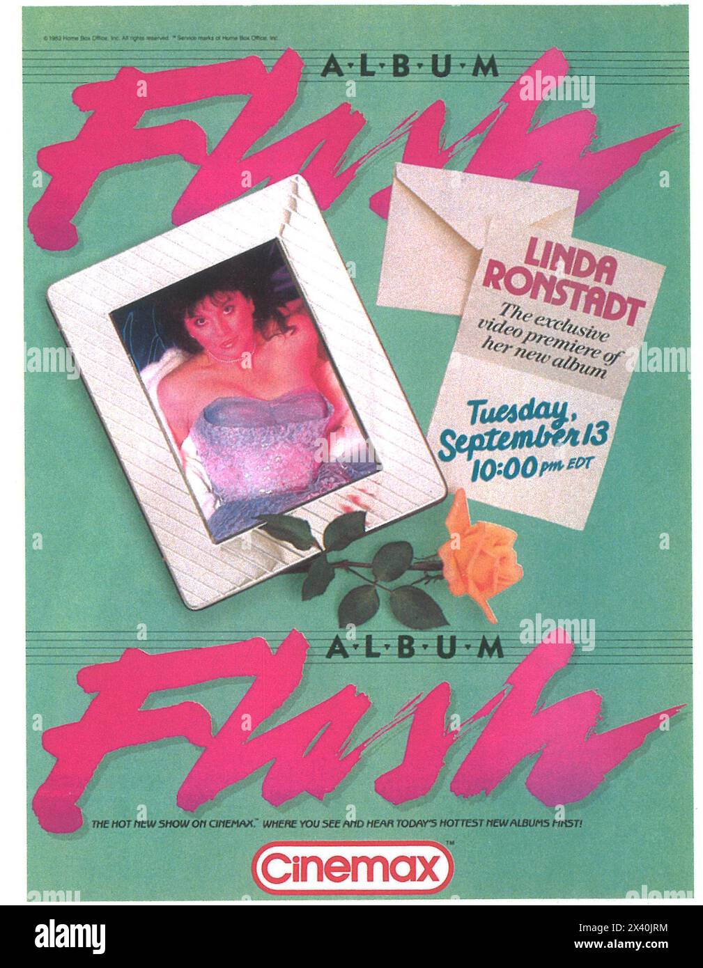 1983 Linda Ronstadt Flash album poster ad. - Video premiere of album on ...