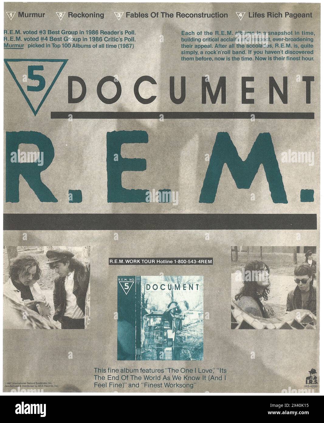 Rem band hi-res stock photography and images - Alamy