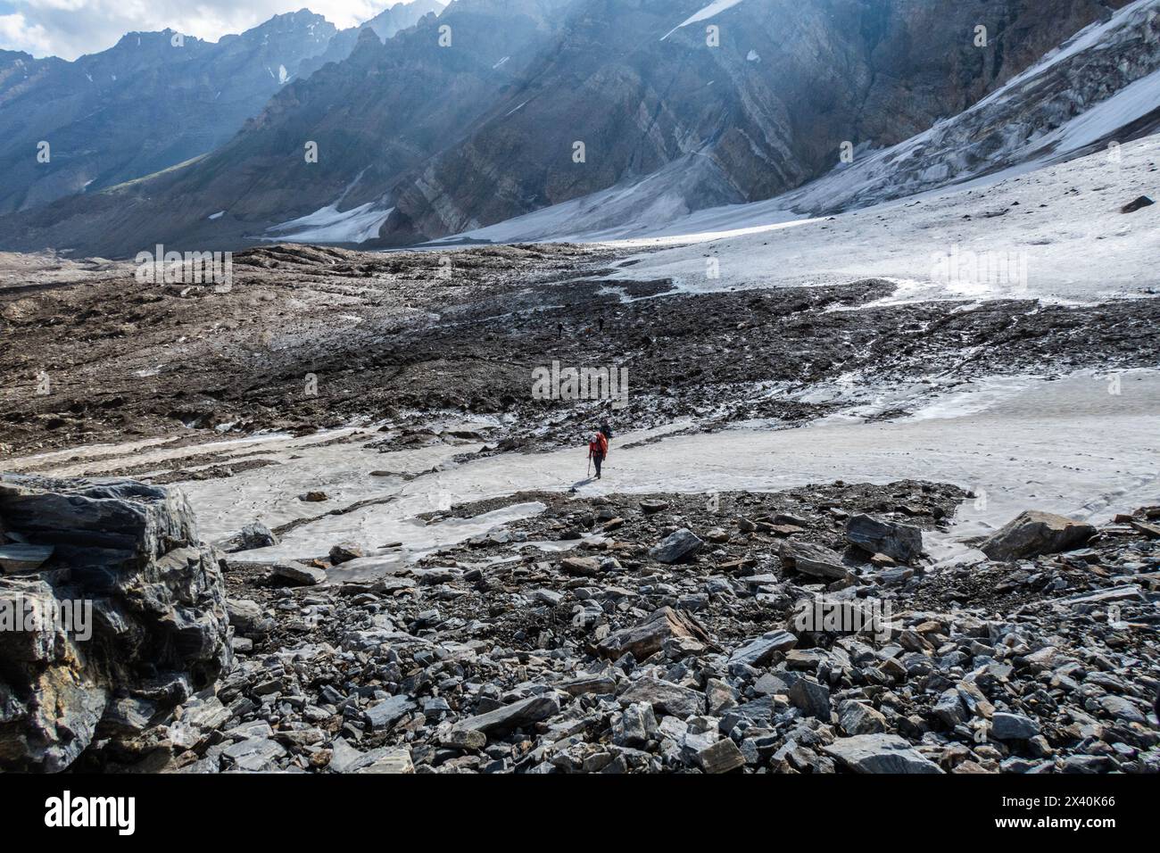 Trekking across the Lomvilad Pass from Zanskar to the Warwan Valley ...