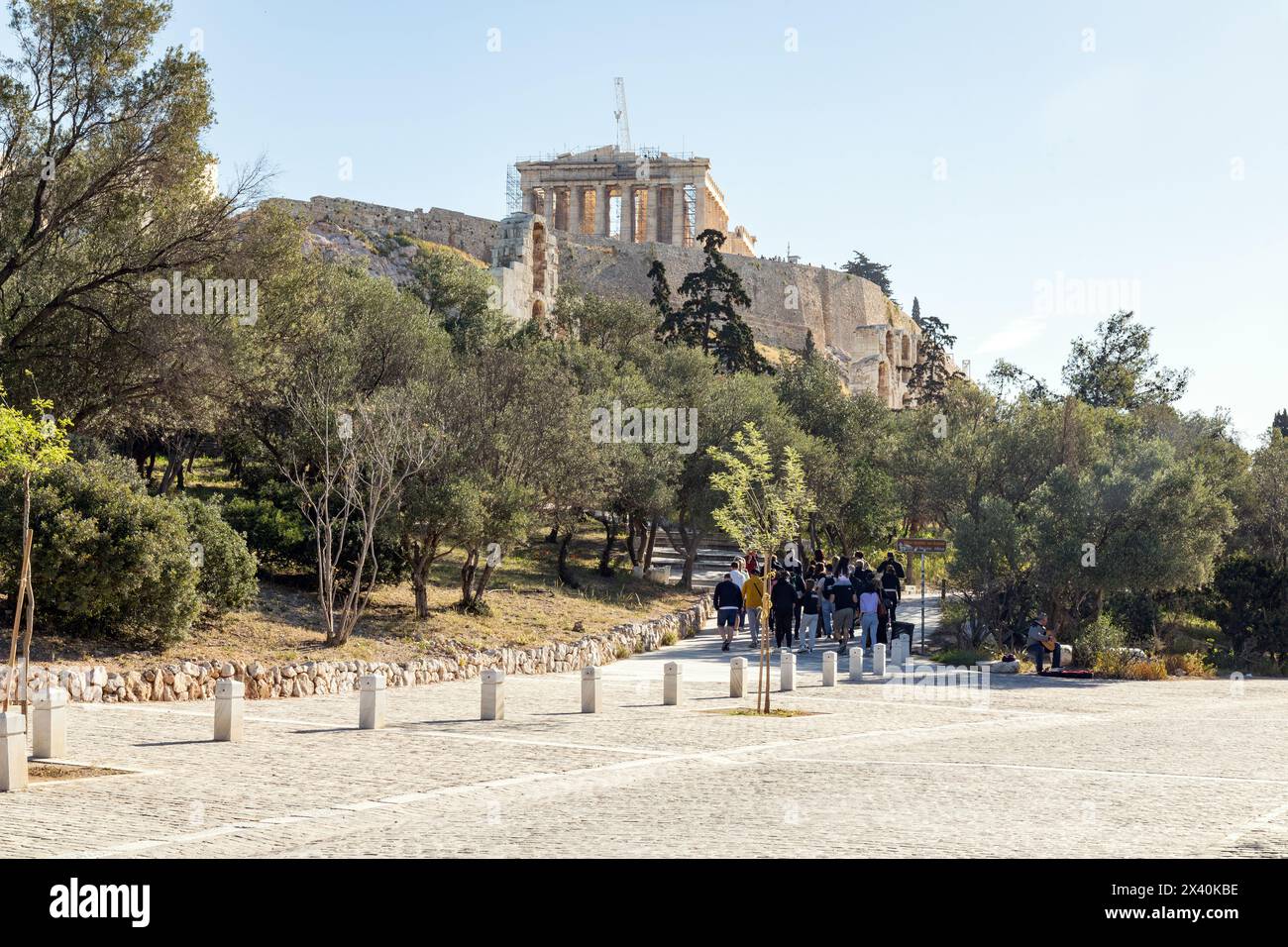 Athens acropolis cliff hi-res stock photography and images - Alamy