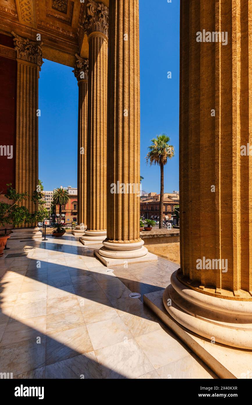 Teatro Massimo, an Opera House in Palermo, Sicily, Italy; Palermo ...