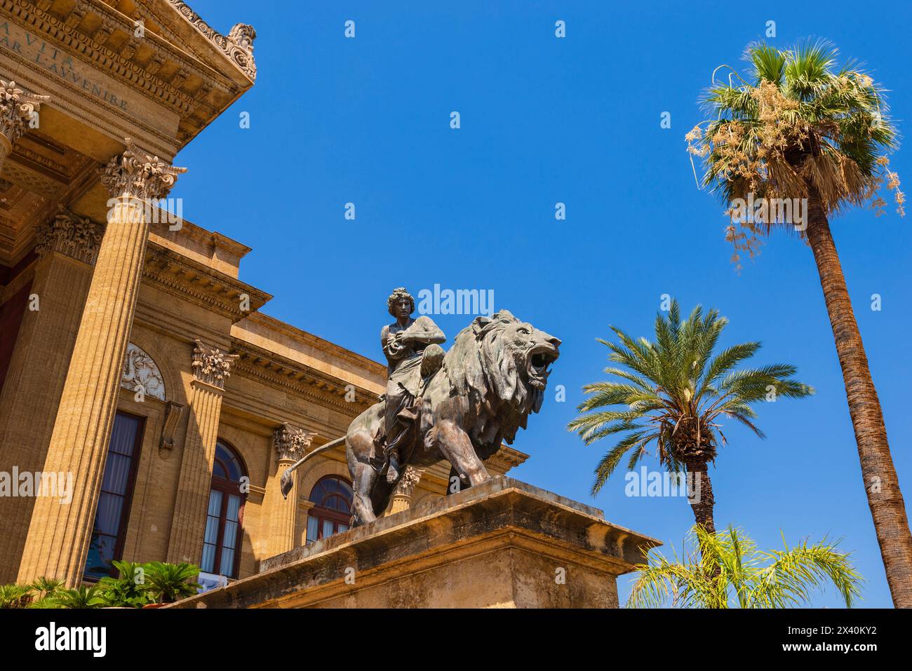 Teatro Massimo, an Opera House in Palermo, Sicily, Italy; Palermo ...