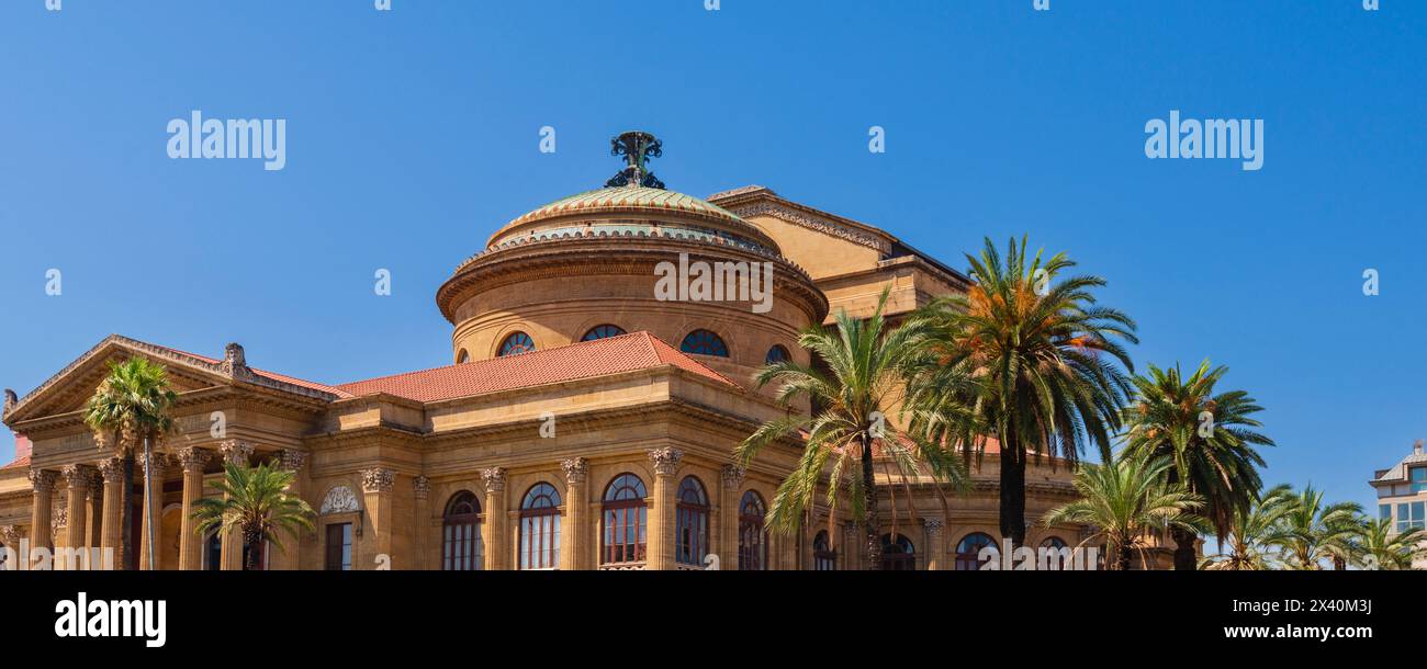 Teatro Massimo, an Opera House in Palermo, Sicily, Italy; Palermo ...