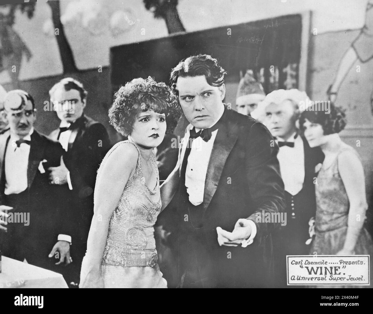 CLARA BOW and FORREST STANLEY caught in a Police raid in WINE 1924 ...