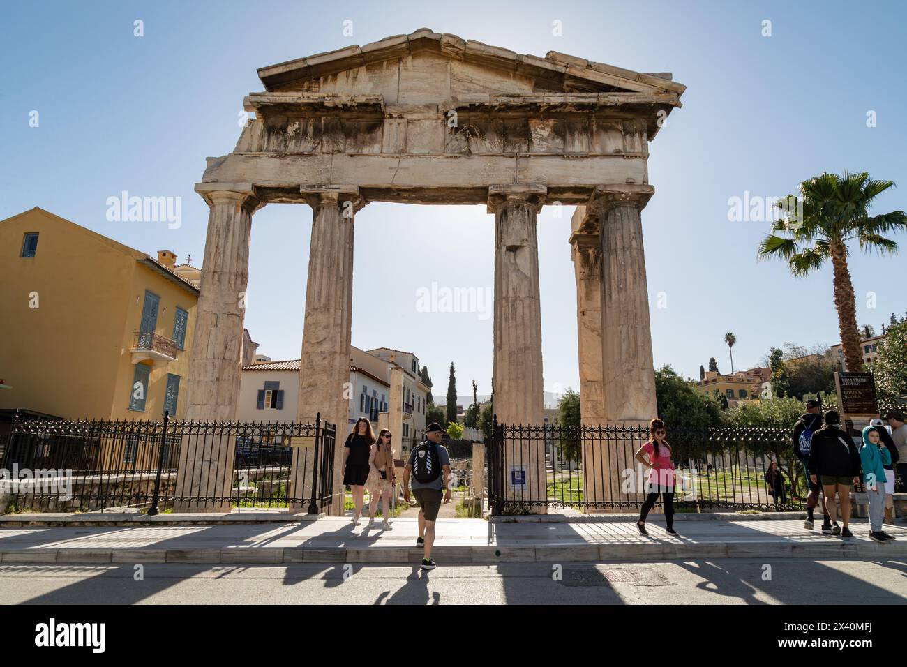 Ancient agora athens building hi-res stock photography and images - Alamy