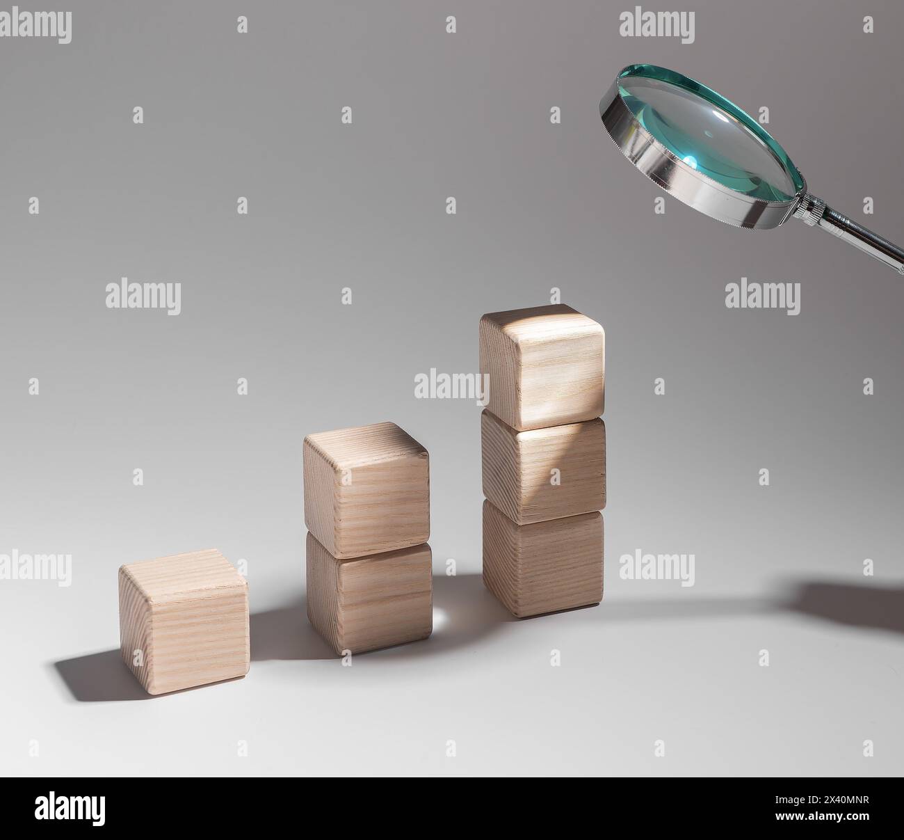 Business growth chart, market trend analysis. Financial graph showing ...