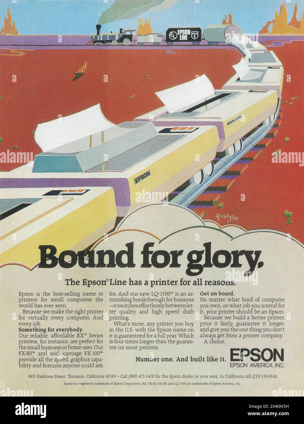 Epson ad hi-res stock photography and images - Alamy