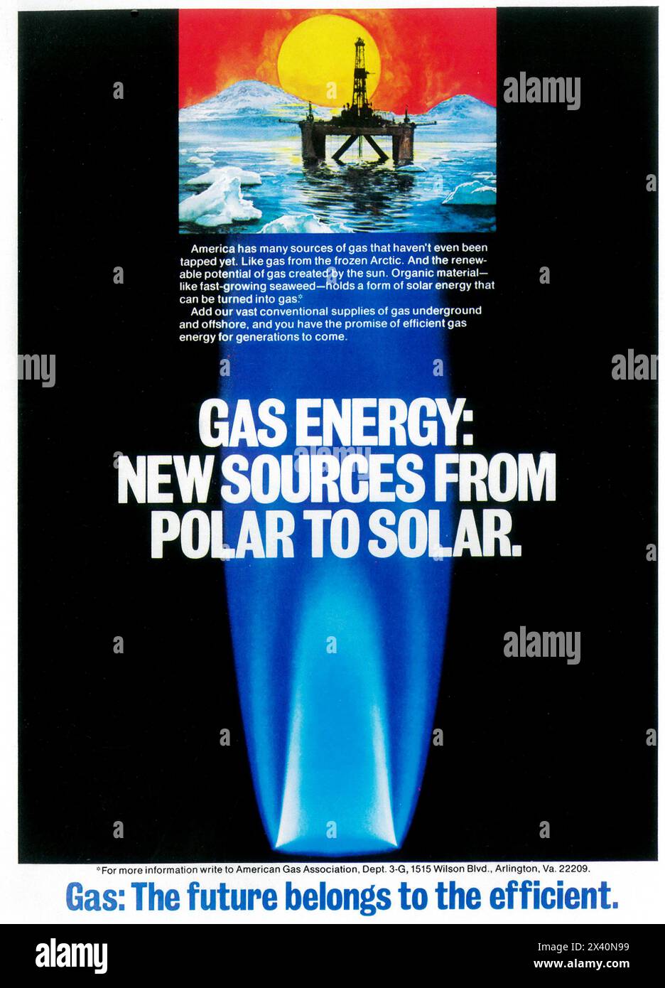 1980 AGA American Gas Association Ad - Gas Energy: New Sources From ...