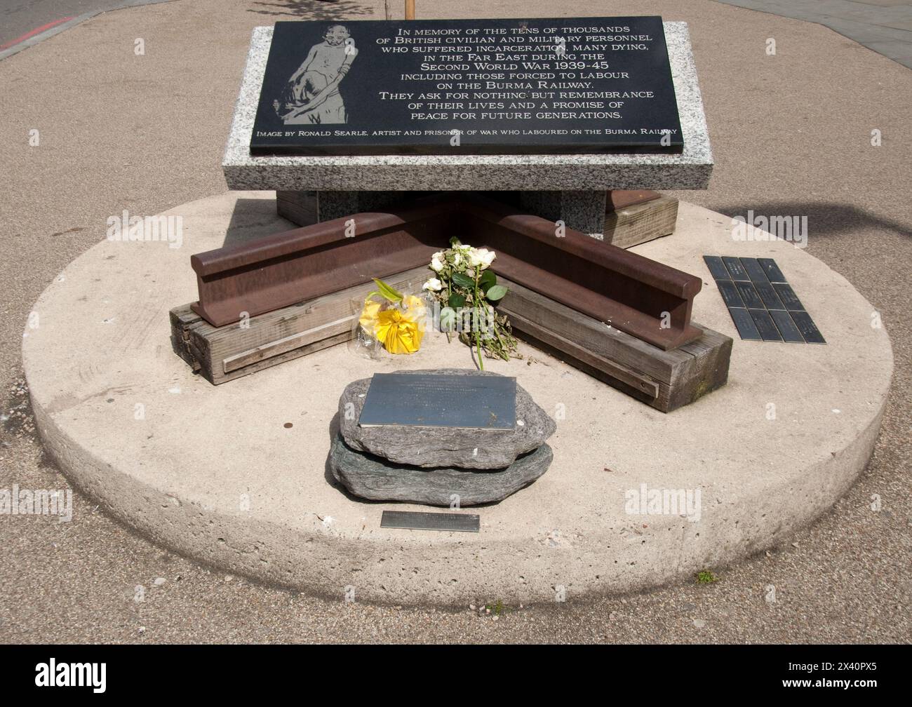 WW2 memorial for those who suffered and died as prisoners in the Far ...