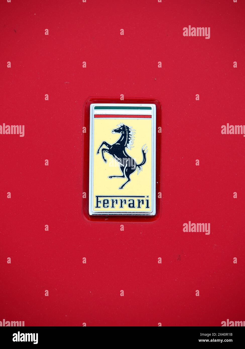 Inside of red ferrari hi-res stock photography and images - Alamy