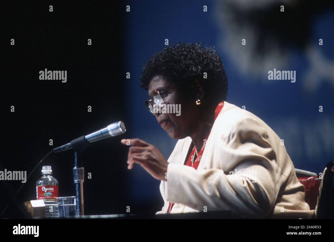 Dallas Texas USA, August 12 1995: Barbara Jordan, former Texas ...